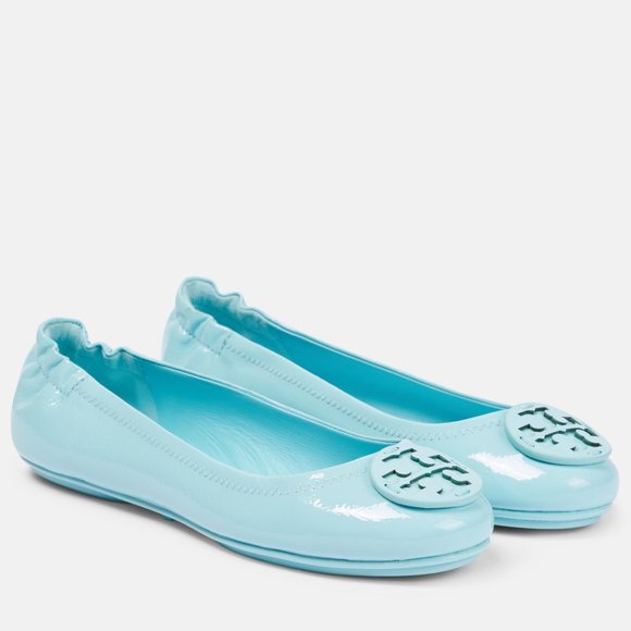Tory Burch | Shoes | Tory Burch Nib Minnie Patent Ballet Flats Island ...